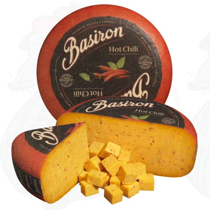 Basiron Hot Chili | Hela ost 4,5 kilo | köp på nätet | GoudaOstShop.se
